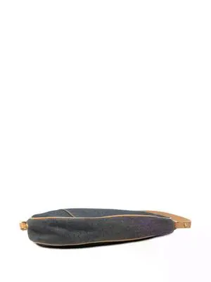 Dior 2001 Mini Denim Saddle Pochette - Blue