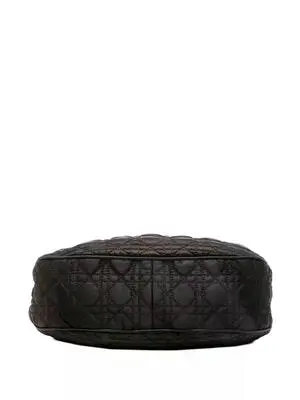 Dior 2008 Nylon Cannage Handbag - Brown