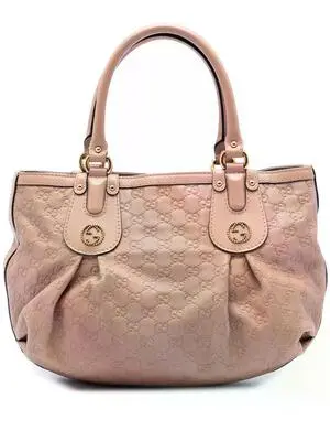 Gucci 2016-2025 Sima Scarlett Tote Bag - Brown