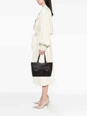Gucci Gg Nylon Abbey D-ring Pocket Tote Bag