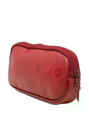 Dior 20th Century Coated Canvas Pouch - Red