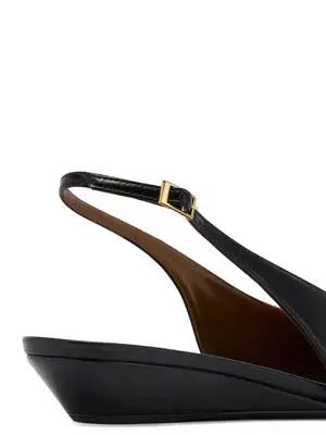 GIUSEPPE ZANOTTI Virginia Slingback Ballet Flats - Black