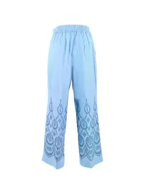 P.a.r.o.s.h Embroidered Trousers - Blue