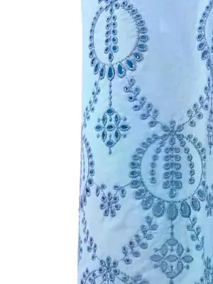 P.a.r.o.s.h Embroidered Trousers - Blue