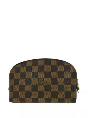 LOUIS VUITTON Damier Ebène Makeup Bag - Brown