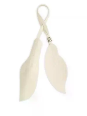 Ralph Lauren Floral Calfskin Bag Charm - Neutrals