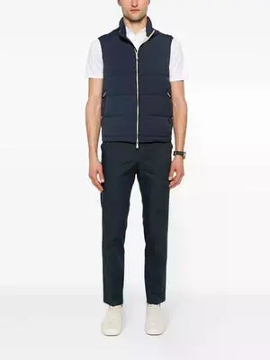 Eleventy Zip Quilted Gilet