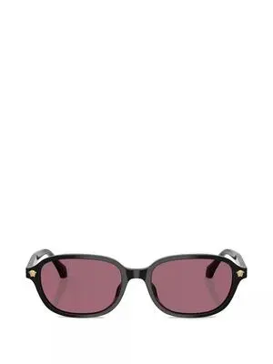 Versace Rectangle Frame Sunglasses - Black