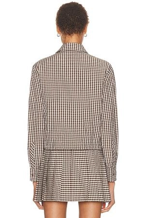 Moncler Gingham Check Shirt Jacket - Light Beige