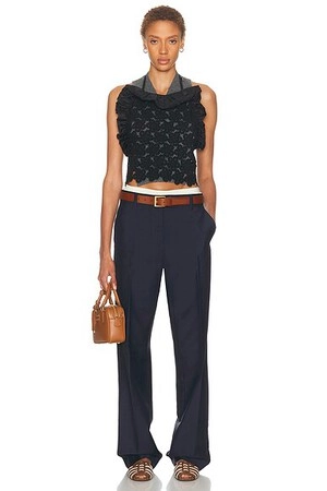 Miu Miu Macrame Anemone Top
