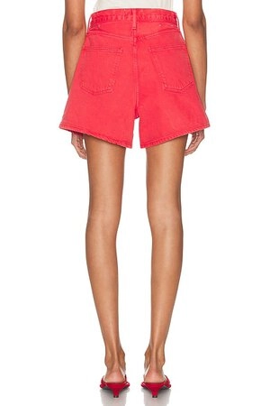 AGOLDE Rhoda Pleated A-line Shorts