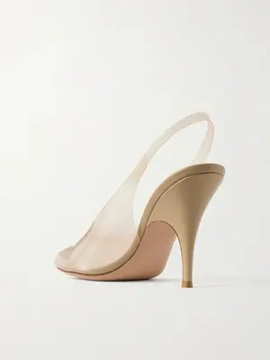 GIANVITO ROSSI Cher 95 Pvc Slingback Sandals