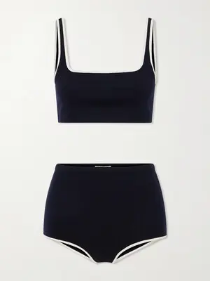Auralee Wool-blend Jersey Bikini