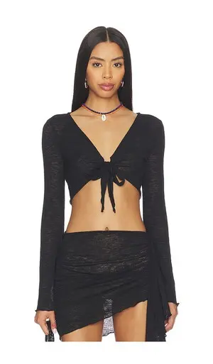 LOVEWAVE The Lenai Knit Top In . Also - Black