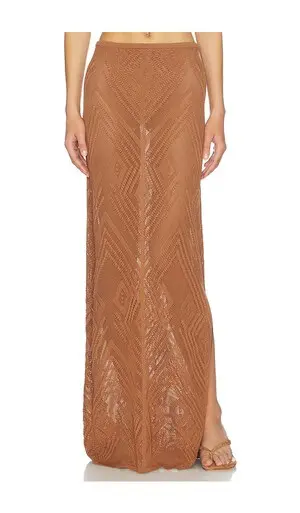 Devon Windsor Vie Skirt Brown