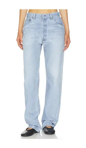 ALIGRACE Off-duty Jean In Light Wash - Blue