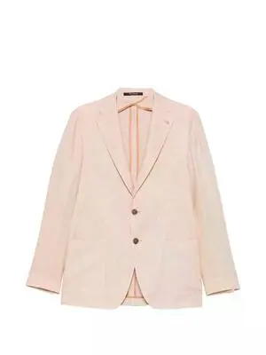 Tagliatore Buttoned Blazer Orange