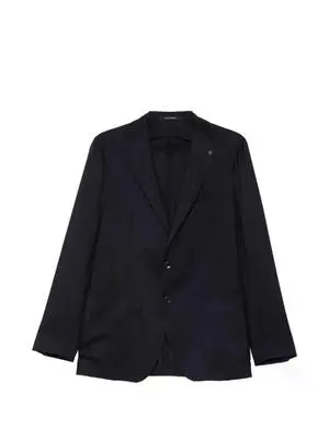 Tagliatore Button Blazer - Blue