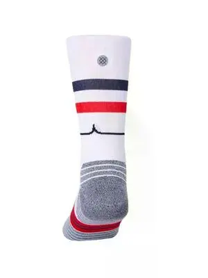 Stance Printed Crew Socks - White