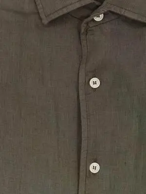 MC2 SAINT BARTH Raphael Long-sleeve Buttoned Shirt - Brown