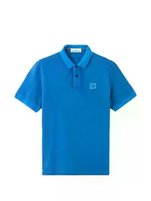 Stone Island Short-sleeve Polo Shirt - Blue
