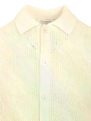 Maison Kitsuné Short-sleeve Open-knit Cardigan