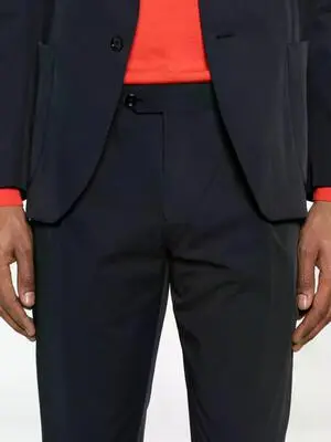 LARDINI Patch-pocket Suit - Blue