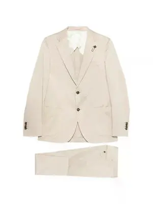 LARDINI Single-breasted Cotton Suit