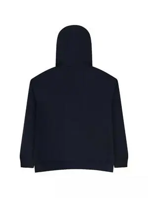 SINCLAIR Hooded Kangaroo-pocket Sweatshirt - Blue