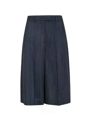 LARDINI Pinstripe Shorts