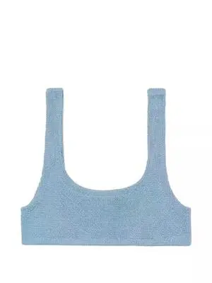 MC2 SAINT BARTH Naima Bikini Top - Blue
