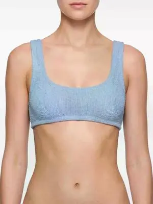 MC2 SAINT BARTH Naima Bikini Top - Blue