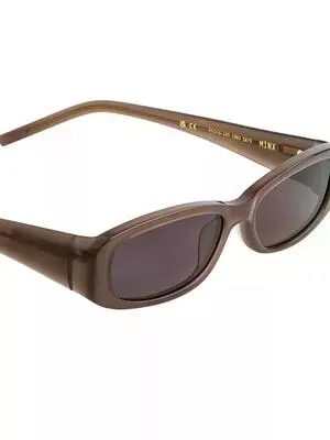 KALEOS Minx Rectangular Sunglasses - Brown