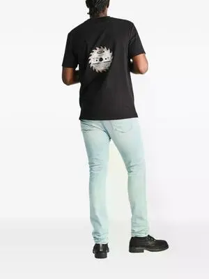 RtA Bryant Skinny Jeans With Logo Embroidery - Blue