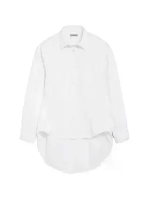 Balenciaga Long-sleeved Shirt With Pointed Collar - White