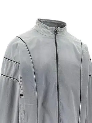 Off-White Offline Gd Gab Piped Track Jacket - Grey