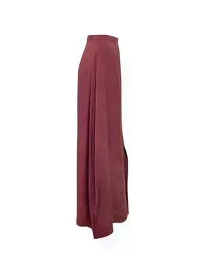 LE SULLY STUDIO Slit Maxi Skirt - Red