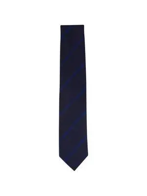 TOM FORD Striped Spring Tie - Blue