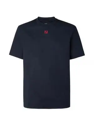 Fendi Logo-embroidered T-shirt - Blue