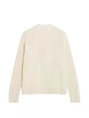 Maison Kitsuné Fox Head Cotton Cardigan - Neutrals