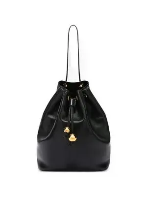 Furla Mini Soft Sfera Drawstring Bucket Bag - Black