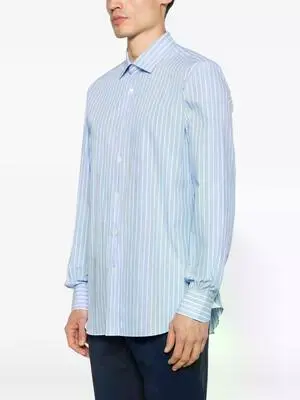 MAZZARELLI Striped Shirt - Blue