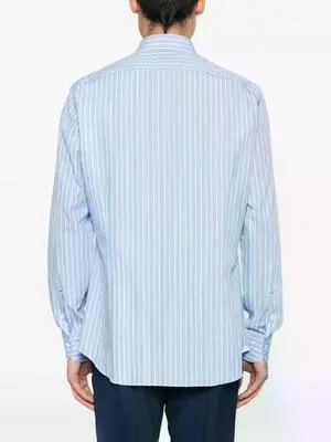 MAZZARELLI Striped Shirt - Blue