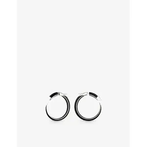 SHAUN LEANE Sabre Solis Hoop Earrings - Silver