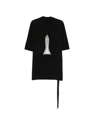 Rick Owens Jumbo Graphic-print T-shirt - Black