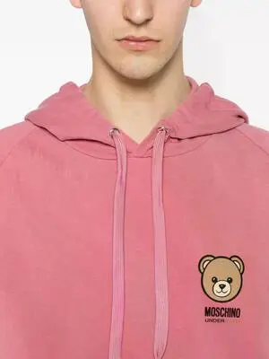 Moschino Hoodie With Bear Motif - Pink
