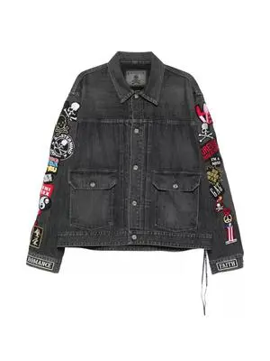 MASTERMIND WORLD Patchwork Denim Jacket