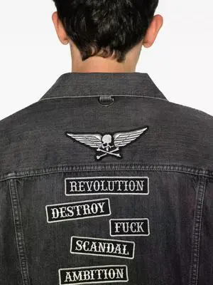 MASTERMIND WORLD Patchwork Denim Jacket