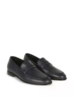 BALDININI Leather Penny Loafers