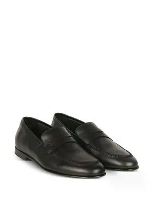 BALDININI Leather Penny Loafers